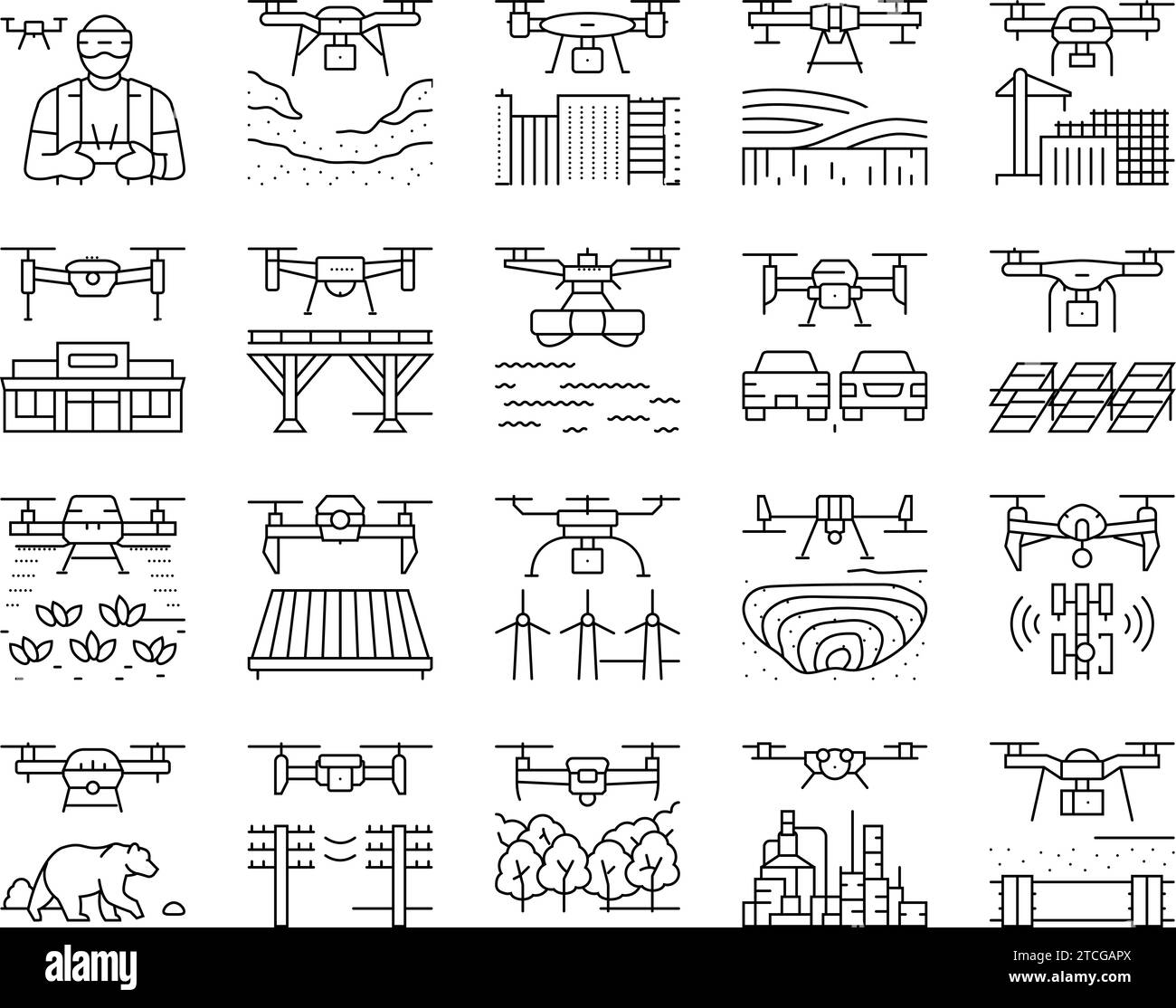 drone commercial use icons set vector Stock Vector Image & Art - Alamy drone commercial use icons set vector Stock Vector Image & Art - Alamy