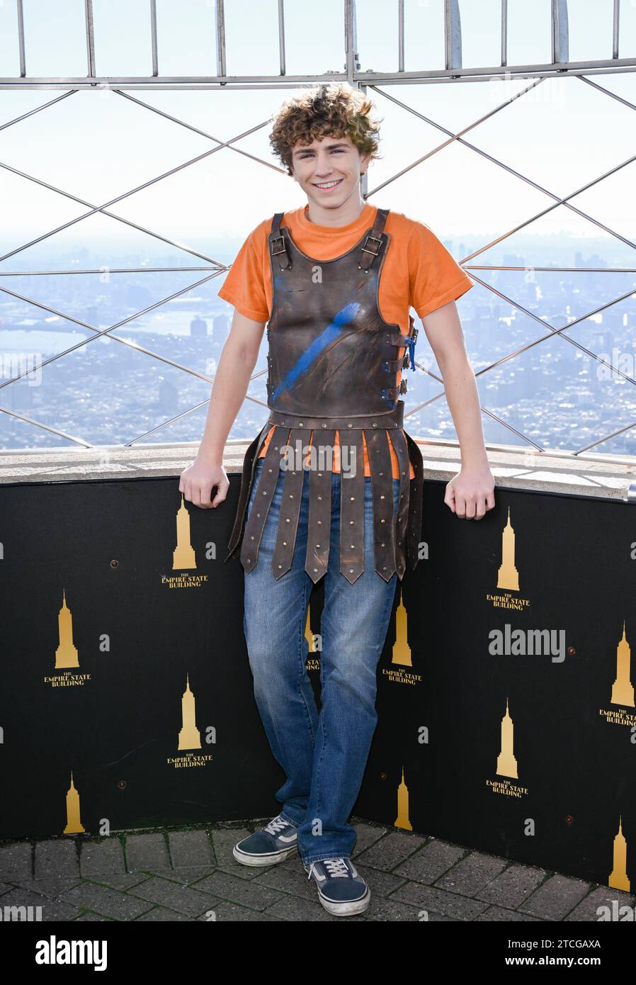 Walker Scobell from "Percy Jackson and the Olympians" visits the Empire ...