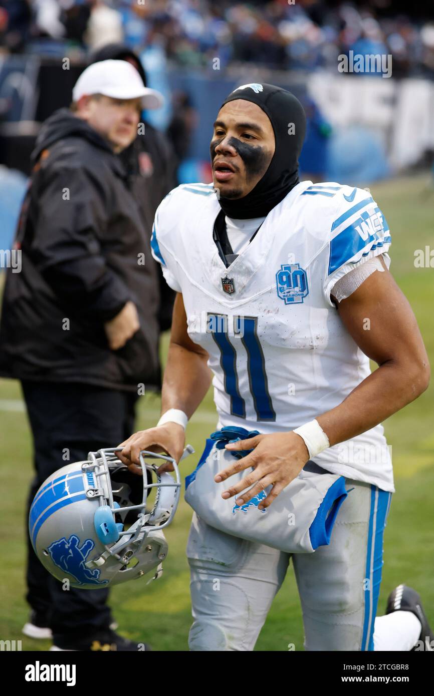 Detroit Lions wide receiver Kalif Raymond (11) walks off the field ...
