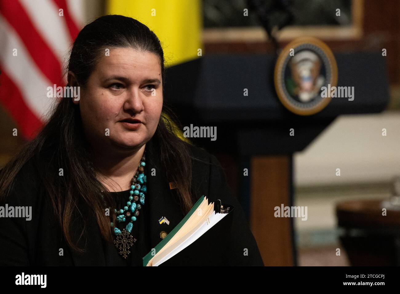 Washington, United States. 12th Dec, 2023. Ukrainian ambassador to the ...