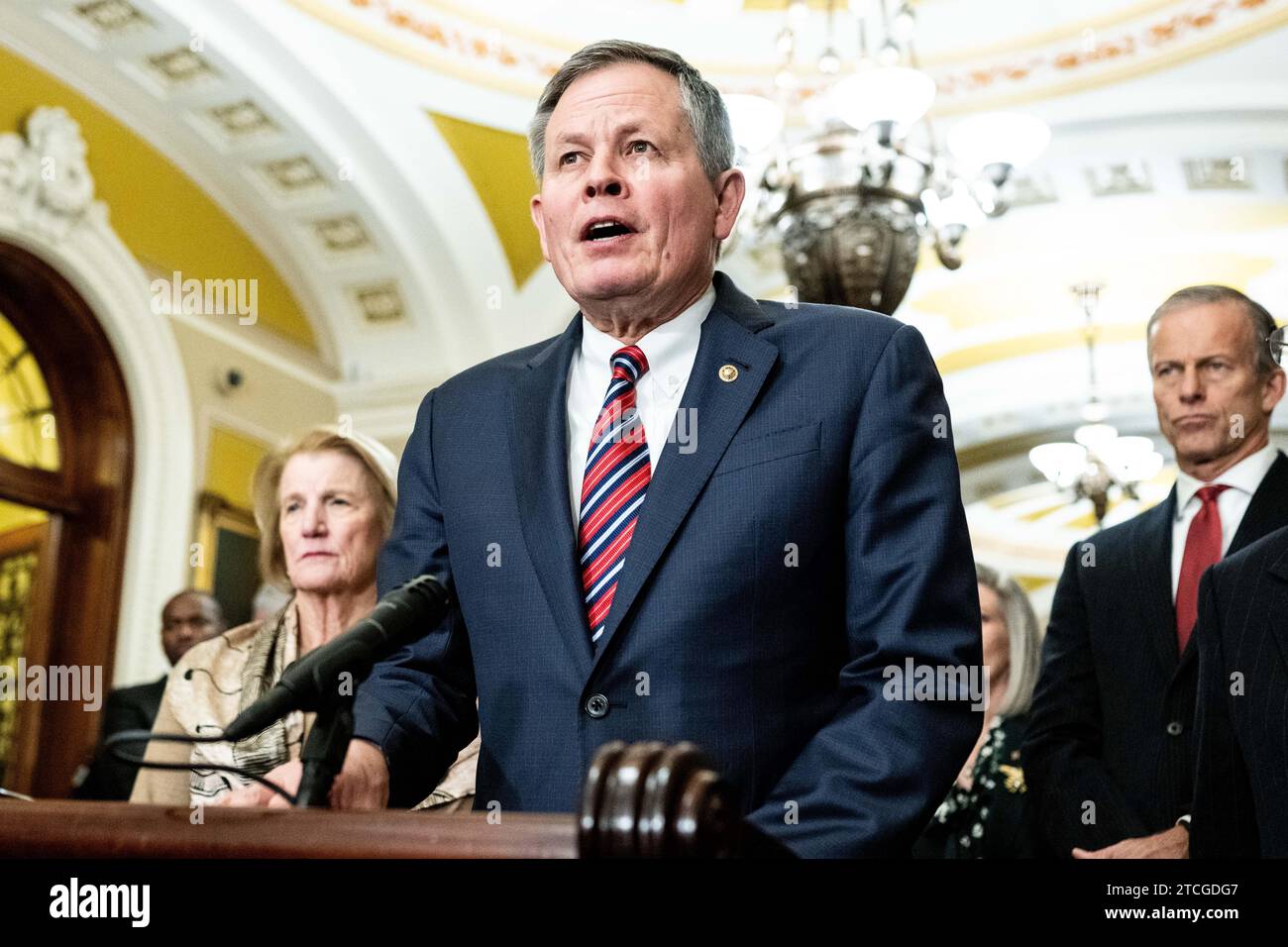 Washington, United States. 12th Dec, 2023. U.S. Senator Steve Daines (R ...