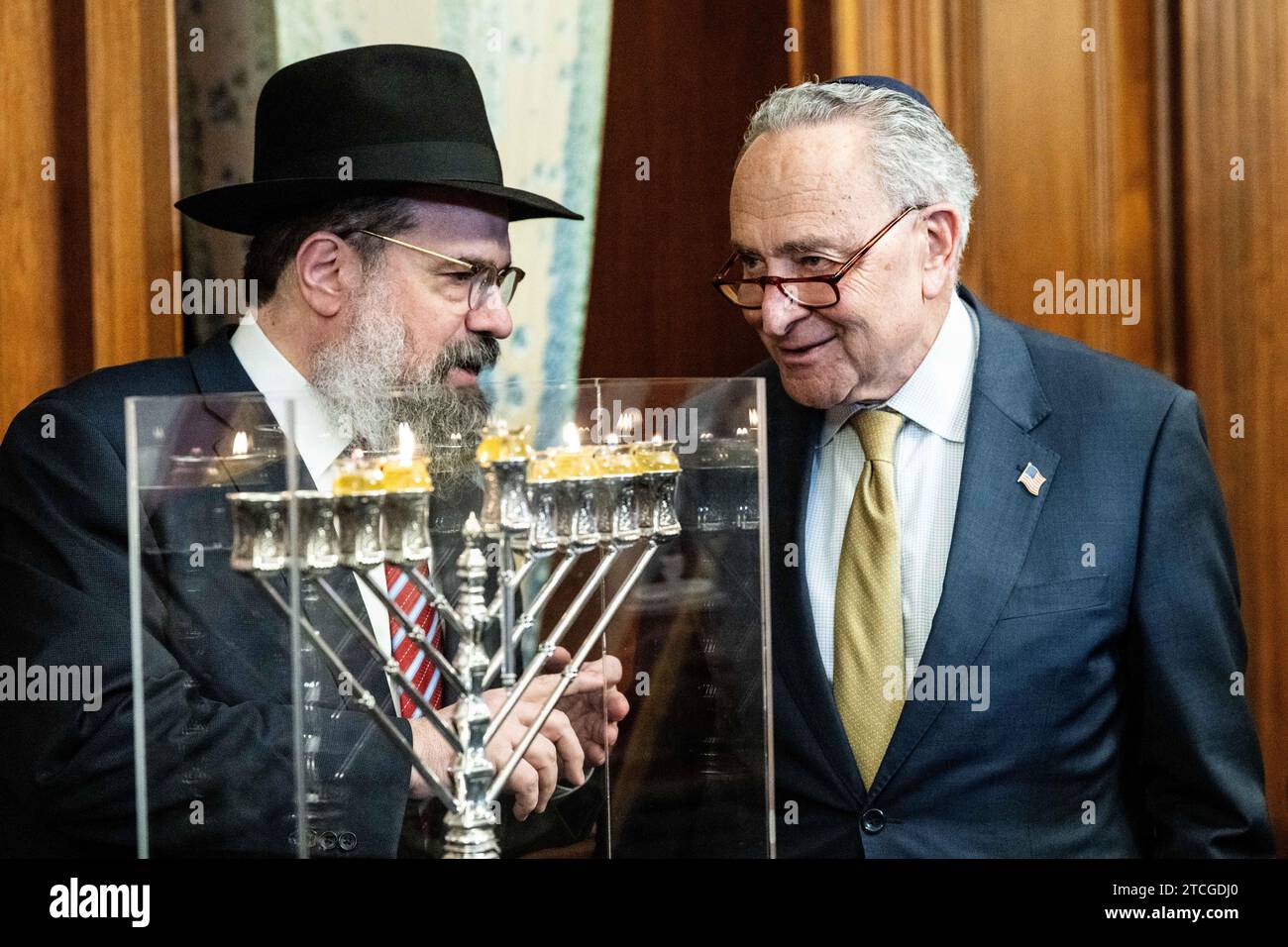 Washington, United States. 12th Dec, 2023. Rabbi Levi Shemtov and ...