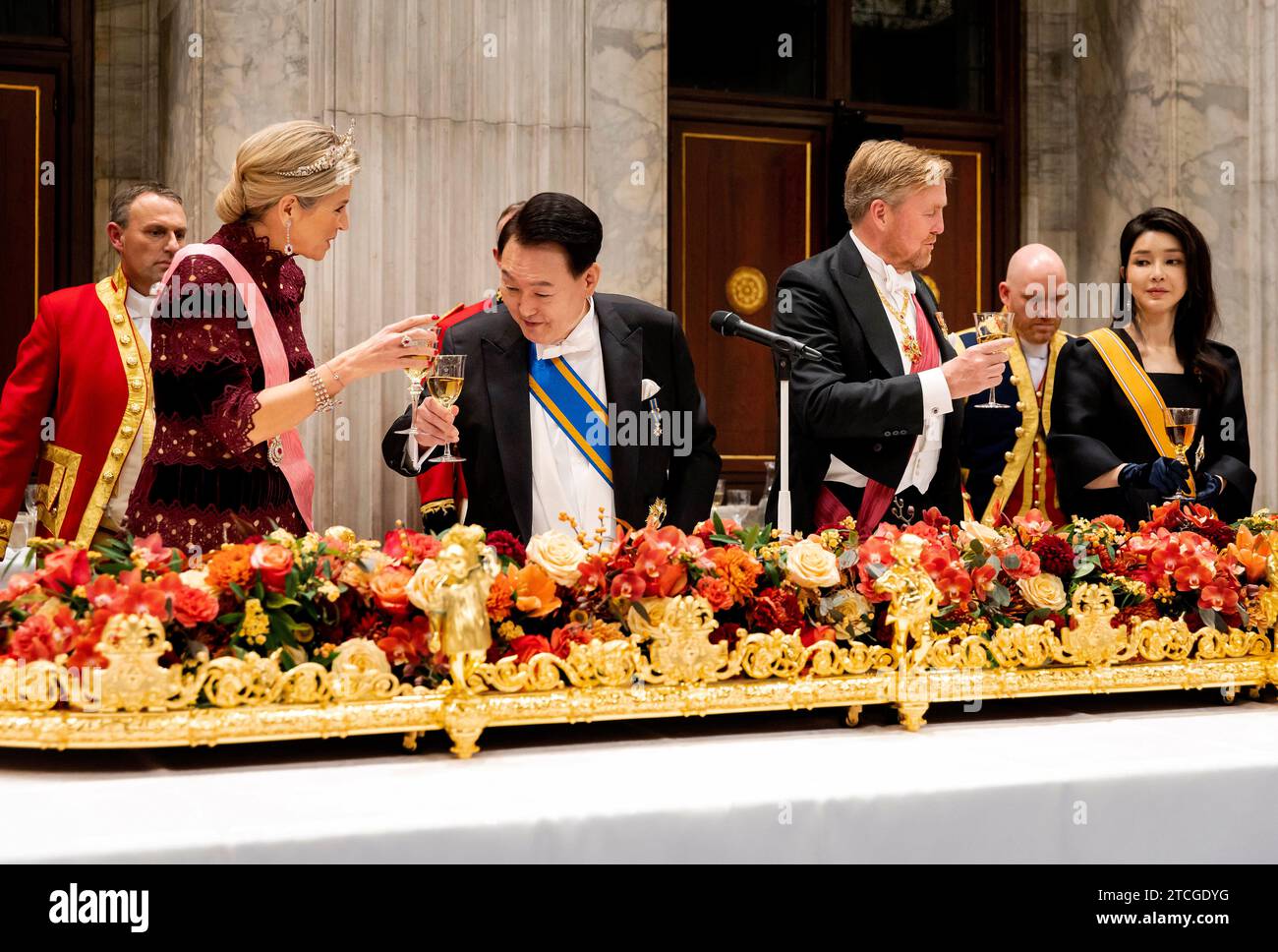 King Willem-Alexander and Queen Maxima of The Netherlands, President ...