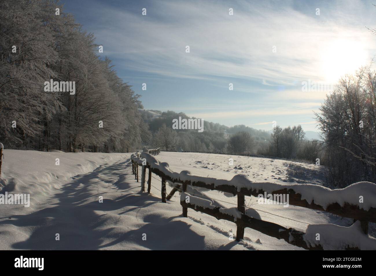 Winter in Romania Stock Photo - Alamy
