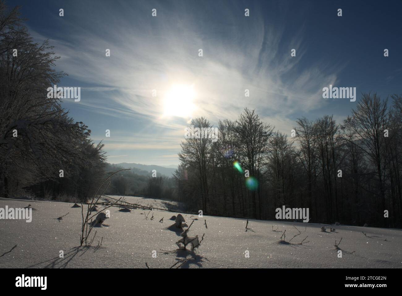 Winter in Romania Stock Photo - Alamy