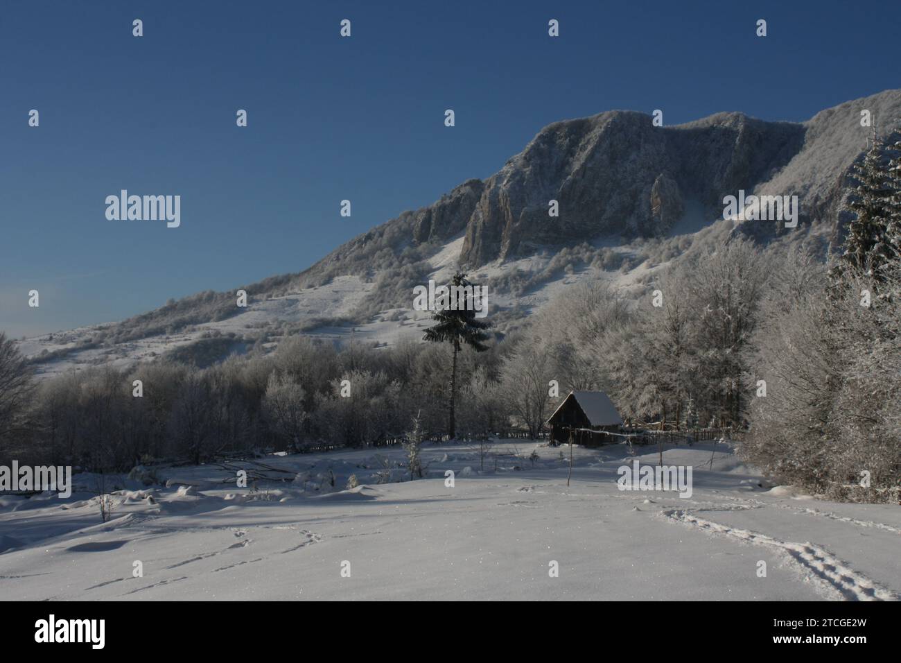 Winter in Romania Stock Photo - Alamy