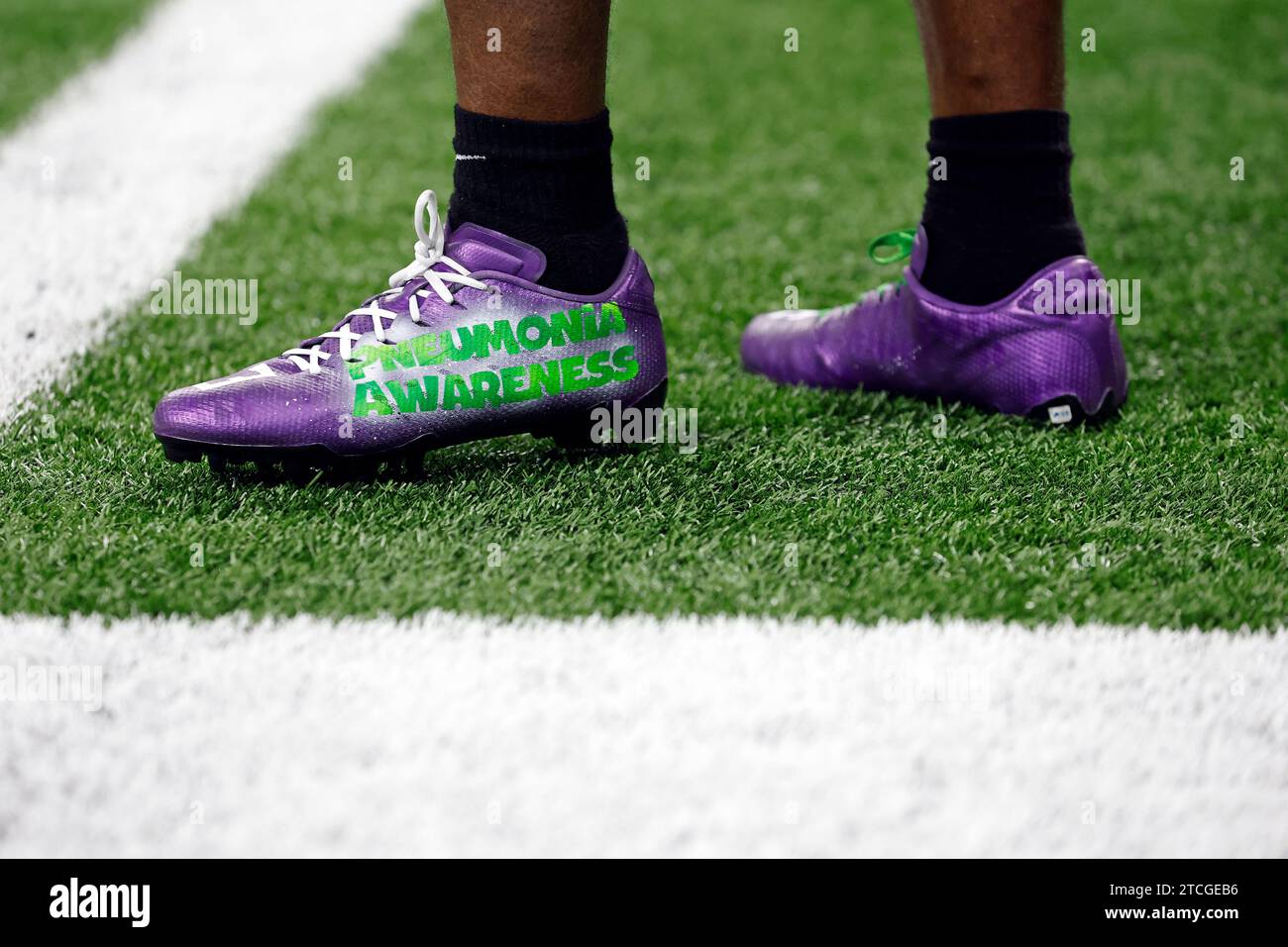 The cleats worm by Detroit Lions cornerback Jerry Jacobs (23) before an ...