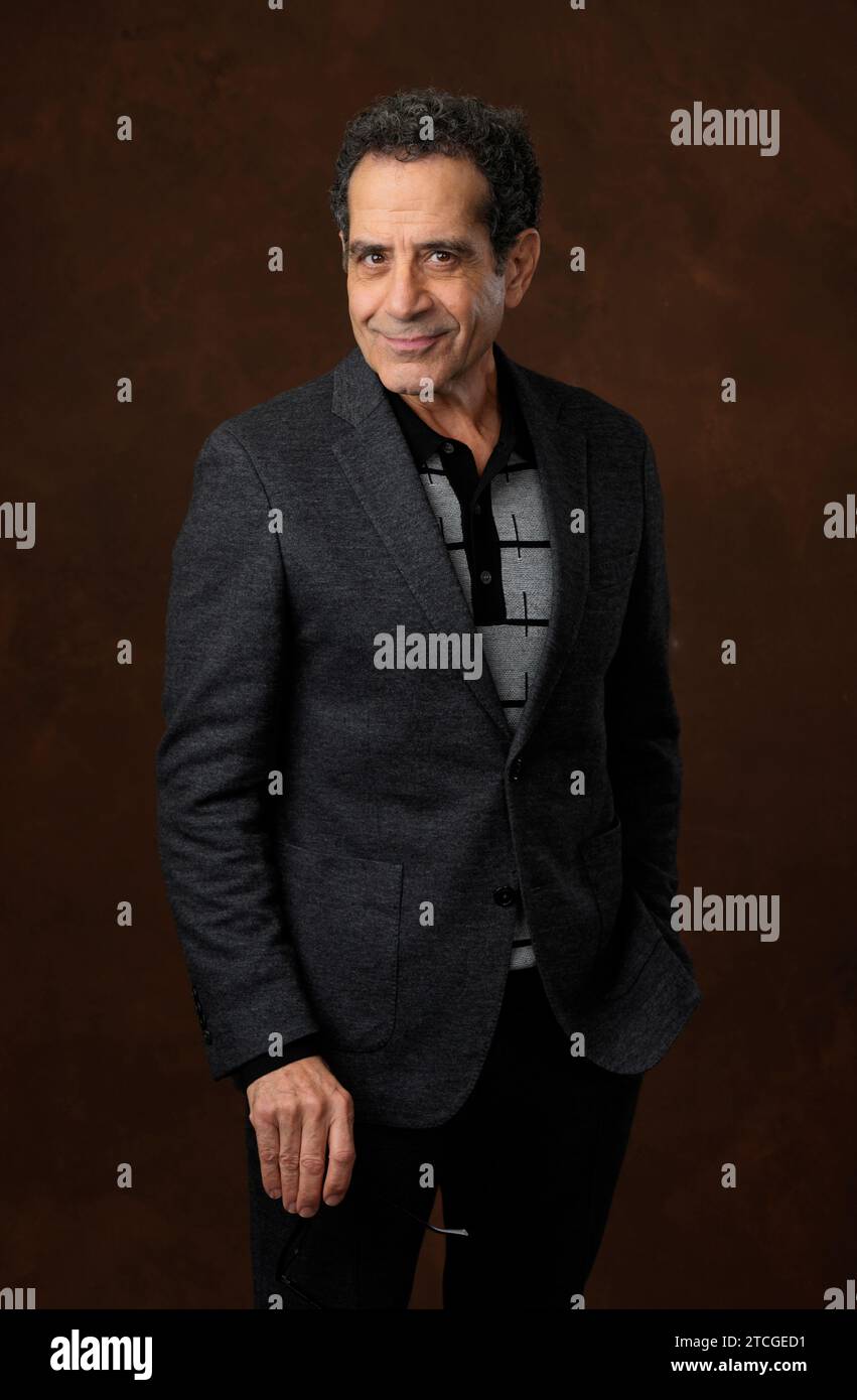 Actor Tony Shalhoub poses for a portrait to promote the Peacock film "Mr. Monk's Last Case: A ...