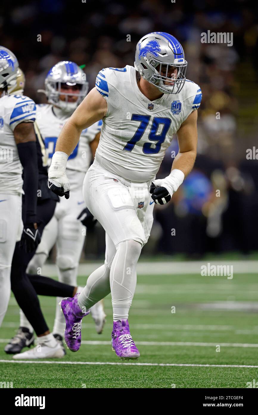 Detroit Lions defensive end John Cominsky (79) during an NFL football ...