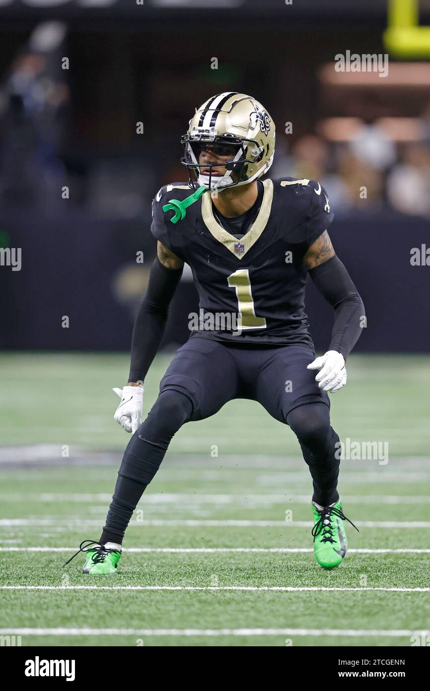 New Orleans Saints cornerback Alontae Taylor (1) during an NFL football ...