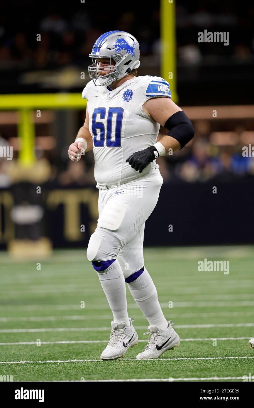Detroit Lions guard Graham Glasgow (60) during an NFL football game ...