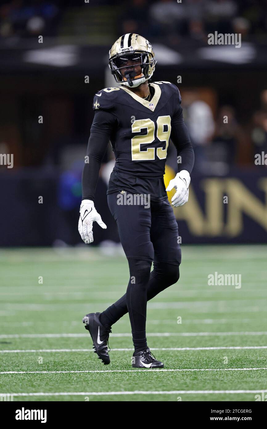 New Orleans Saints cornerback Paulson Adebo (29) during an NFL football ...