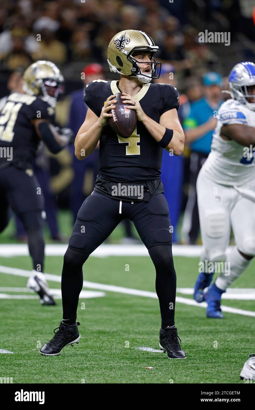 New Orleans Saints quarterback Derek Carr (4) during an NFL football ...