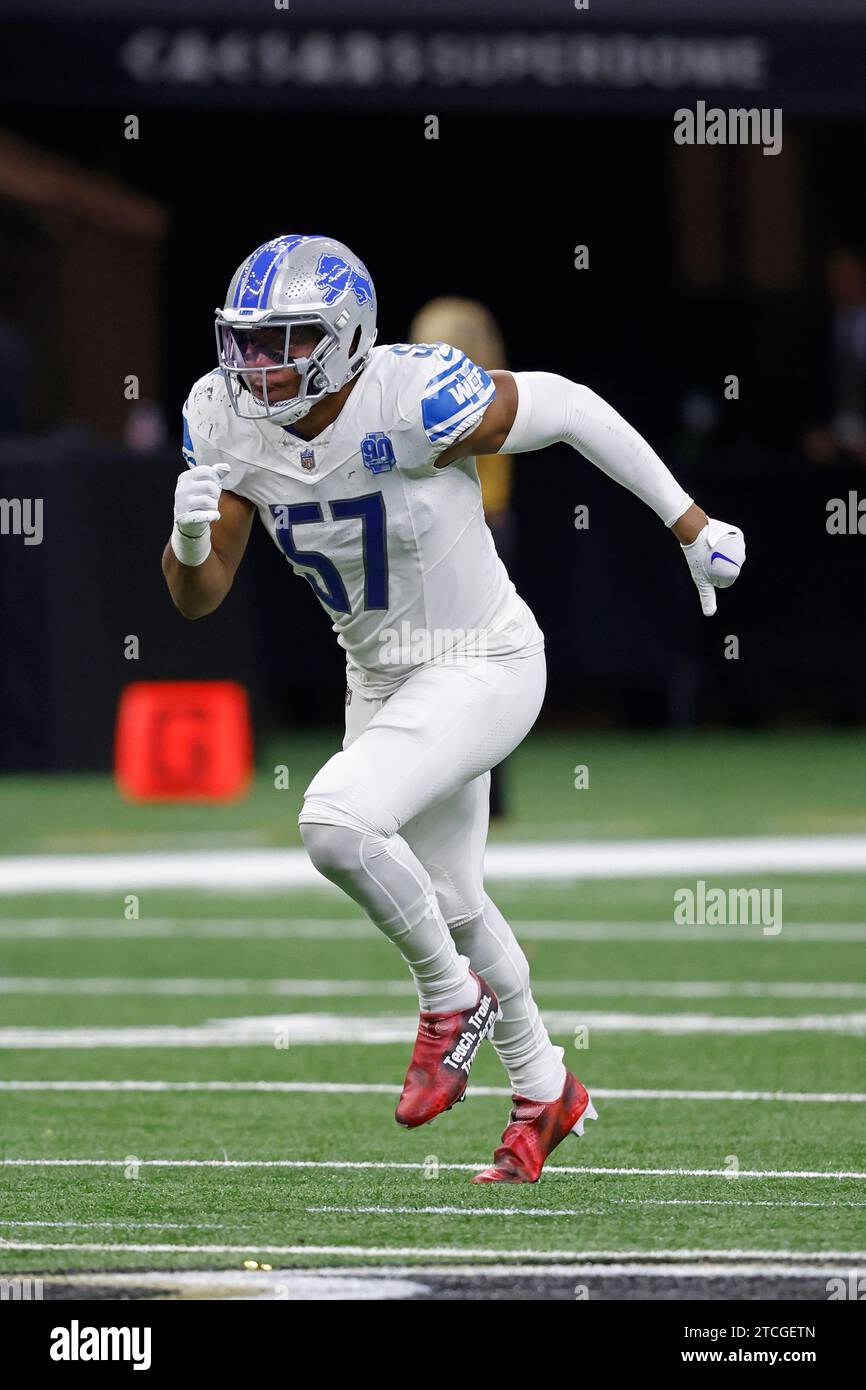 Detroit Lions linebacker Anthony Pittman (57) during an NFL football ...