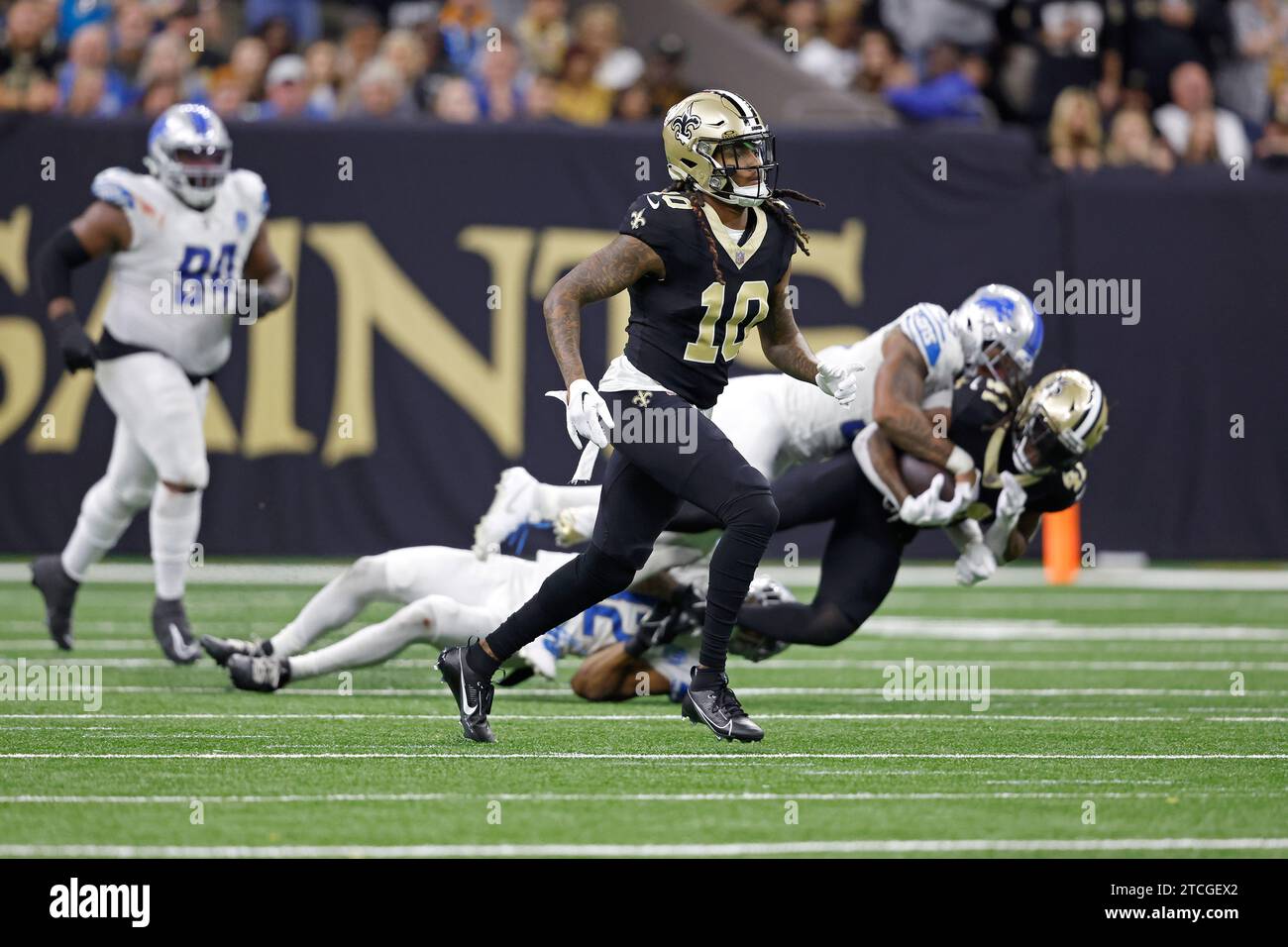 New Orleans Saints wide receiver Marquez Callaway (10) during an NFL ...