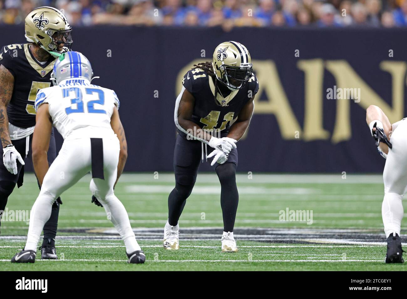 New Orleans Saints running back Alvin Kamara (41) during an NFL ...