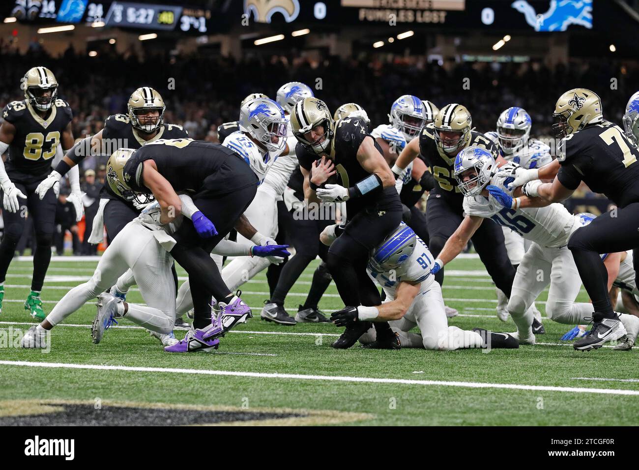 New Orleans Saints quarterback Taysom Hill (7) during an NFL football ...