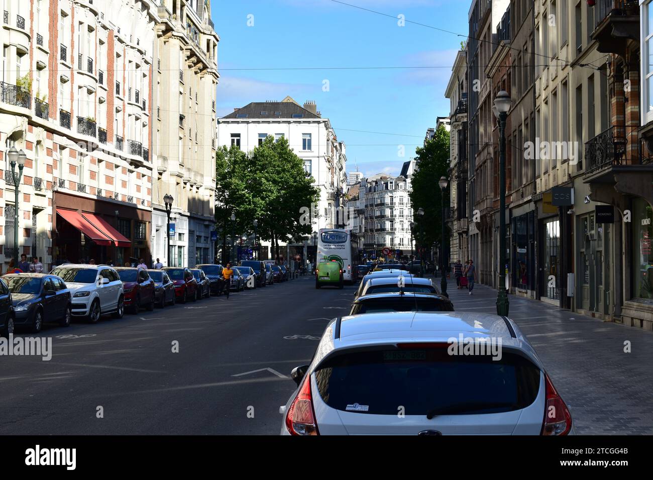 Brussels cityscape dansaert hi-res stock photography and images - Alamy
