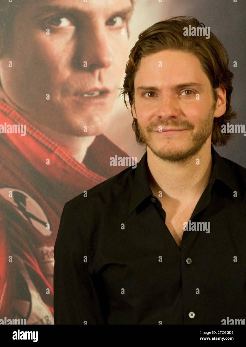 The British director Ron Howard and the Spanish actor Daniel Brühl ...