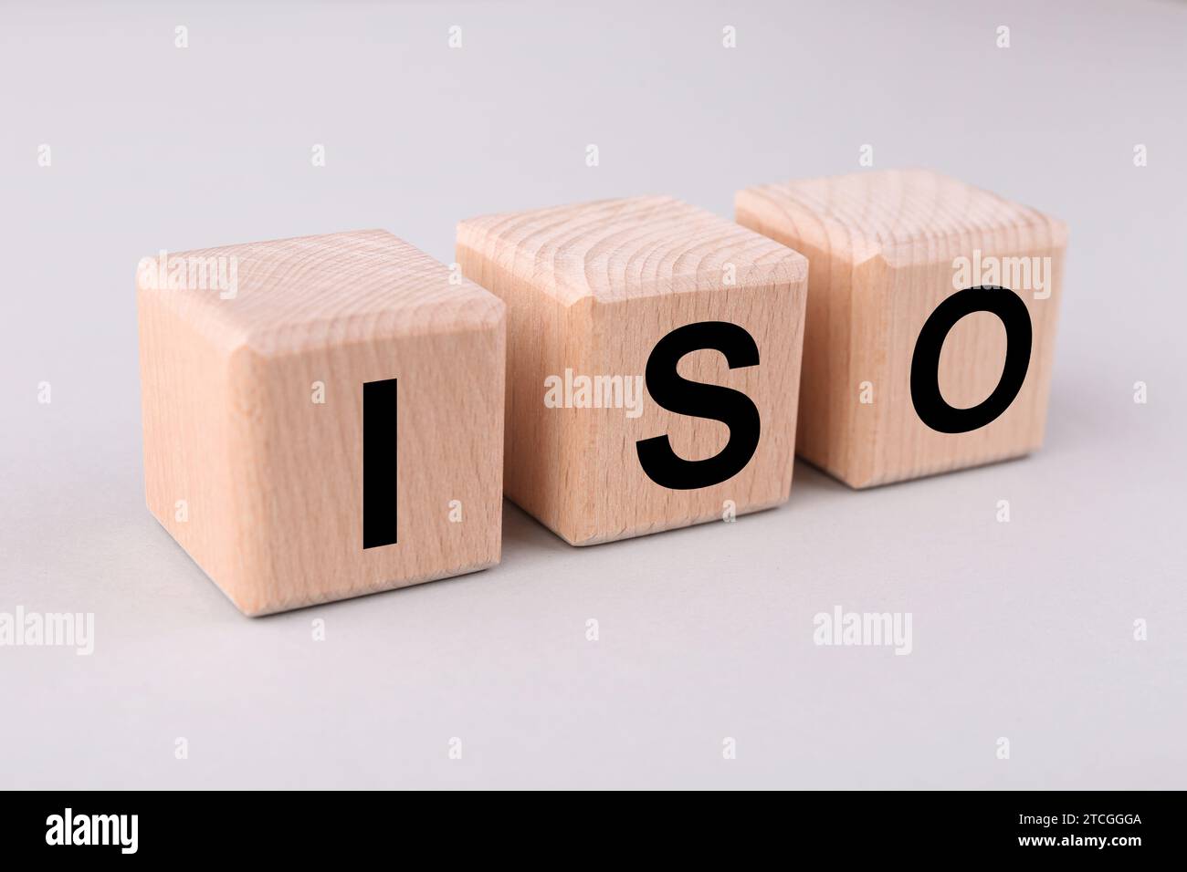 International Organization for Standardization. Cubes with abbreviation ...
