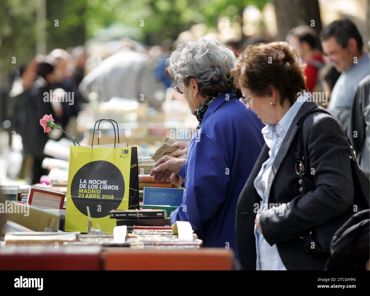 Madrid. 4/23/2008. Saint George's Day on the Moyano slope. Photo ...