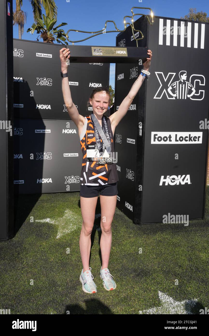 San Diego, United States. 09th Dec, 2023. Elizabeth Leachman poses with ...