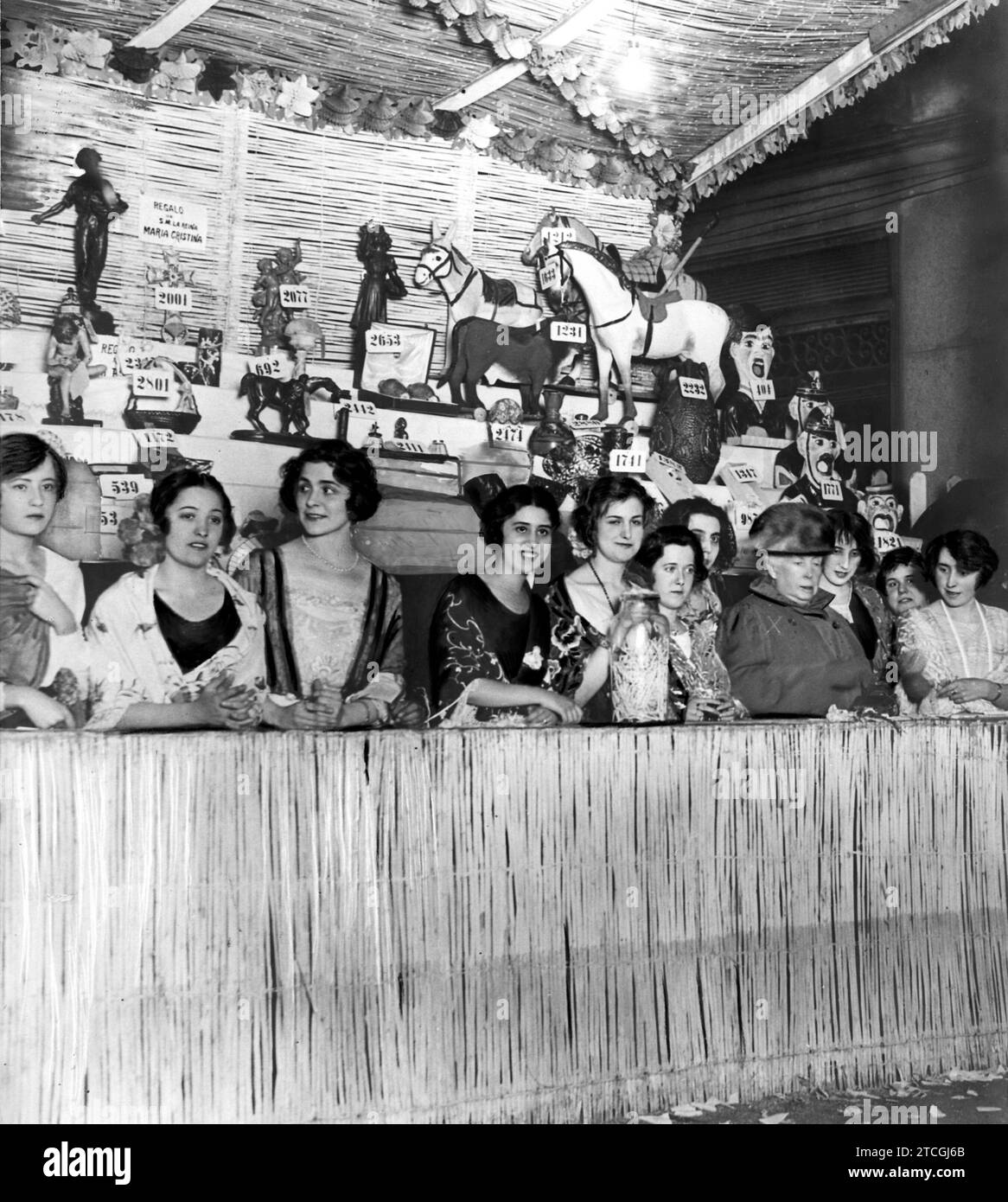 05/31/1922. Madrid. The raffle of San Andrés. HRH the Infanta Doña ...