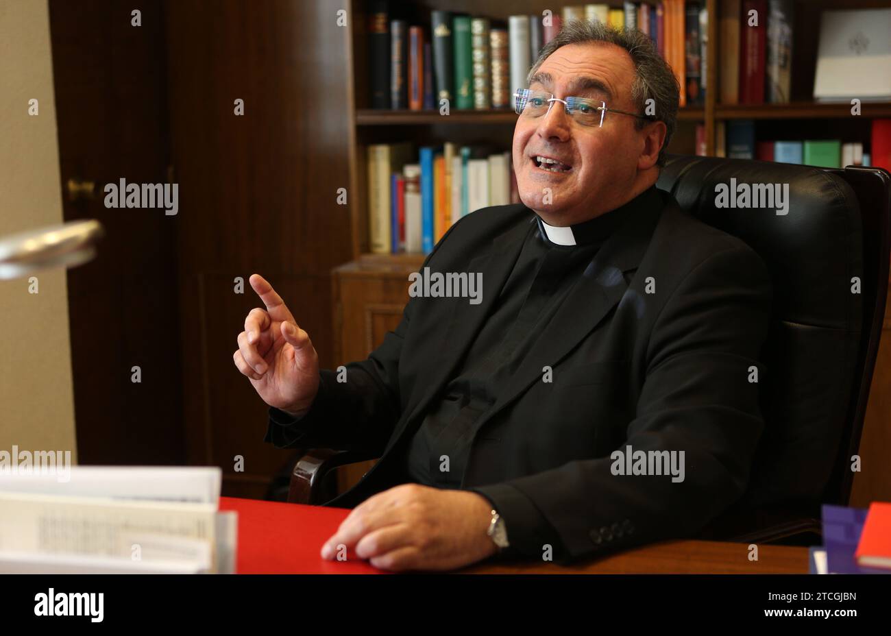 madrid, 4-12-2013.-interview with jose maria gil tamayo, secretary ...