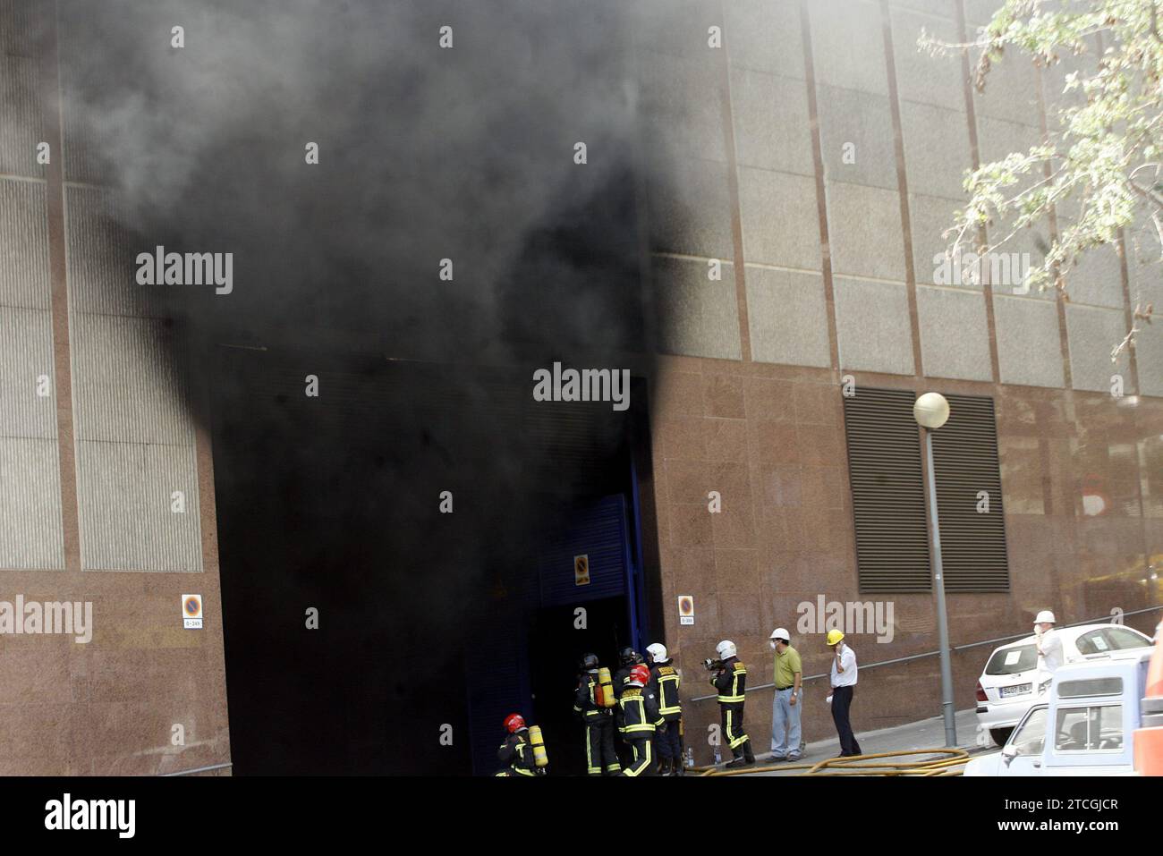 07/23/2007. Barcelona, 07/23/07. Members of the Barcelona Fire ...
