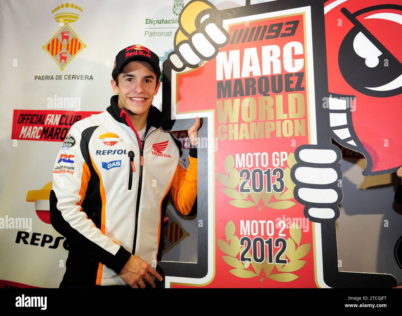 Barcelona. Cervera. 11/16/2013. Marc Marquez in Cervera. Press conference. Moto GP. Photos Ines ...