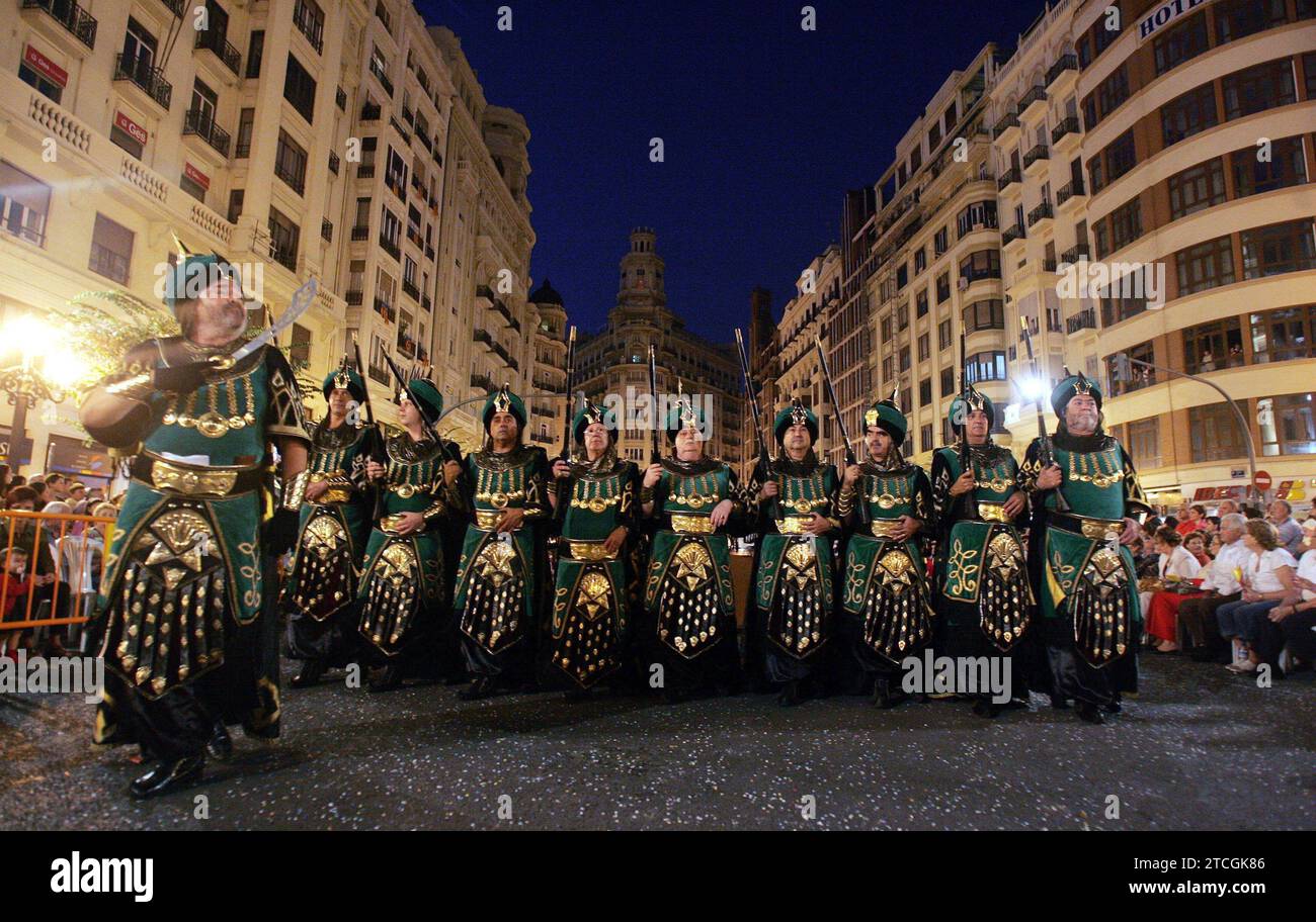 Valencia, 10/09/2007. Moors and Christians on the festival of October 9 ...