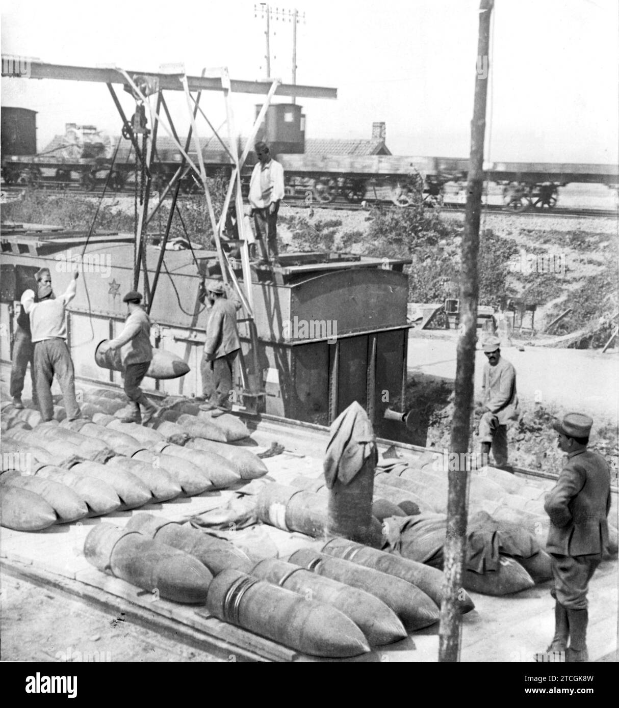 Preparation for the campaign in Black and White Stock Photos & Images ...