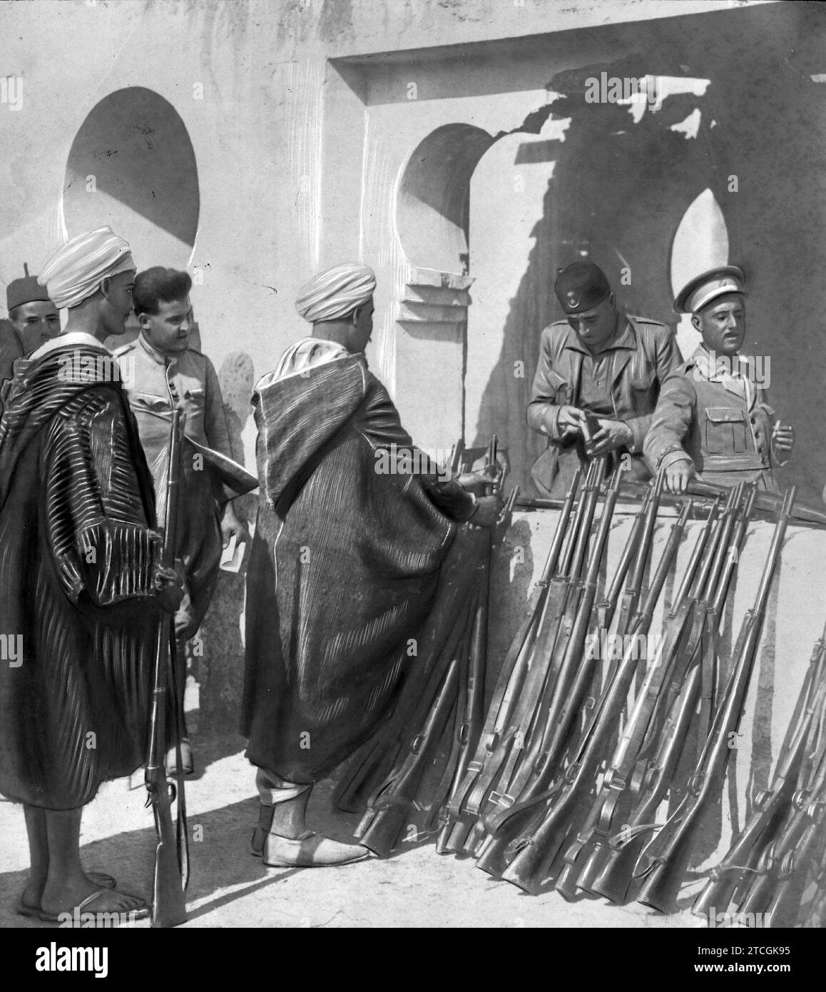 01/31/1922. Morocco. The submission of the Moors. Indigenous Police ...