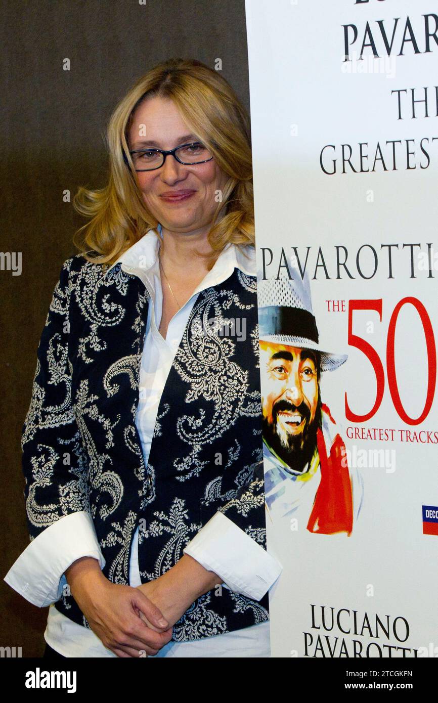 11/11/2013 Madrid. Nicoletta Mantovani, widow of Pavarotti photo Isabel ...