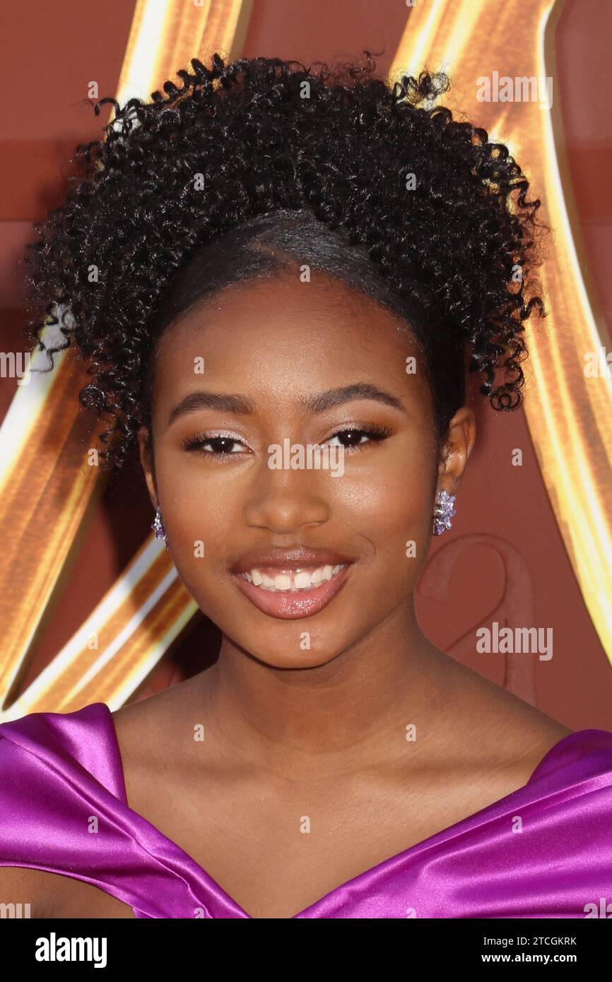 Calah Lane 12/10/2023 “Wonka” Los Angeles premiere held at the Regency ...