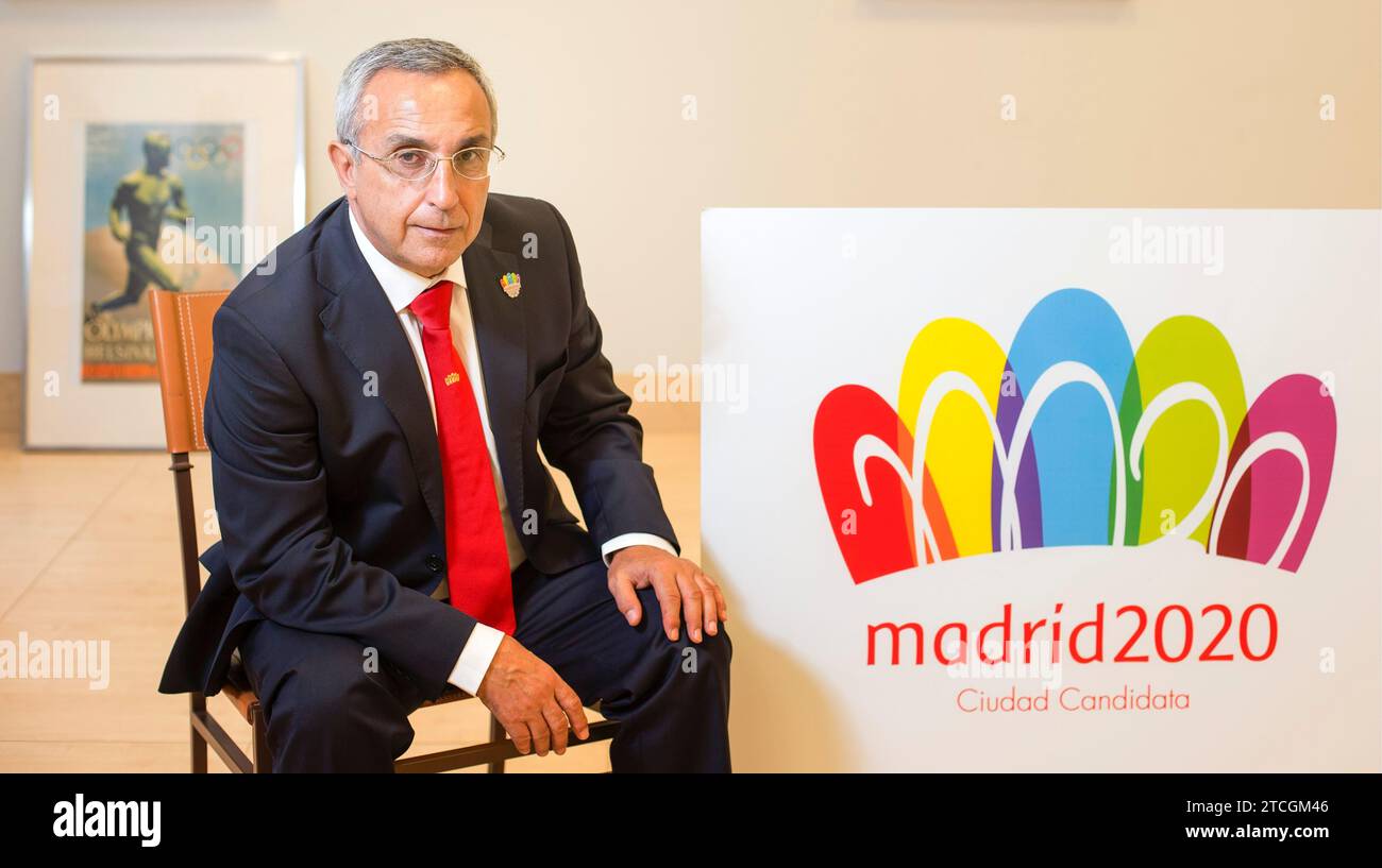 Madrid, August 21, 2013. Interview with Alejandro Blanco, president of ...