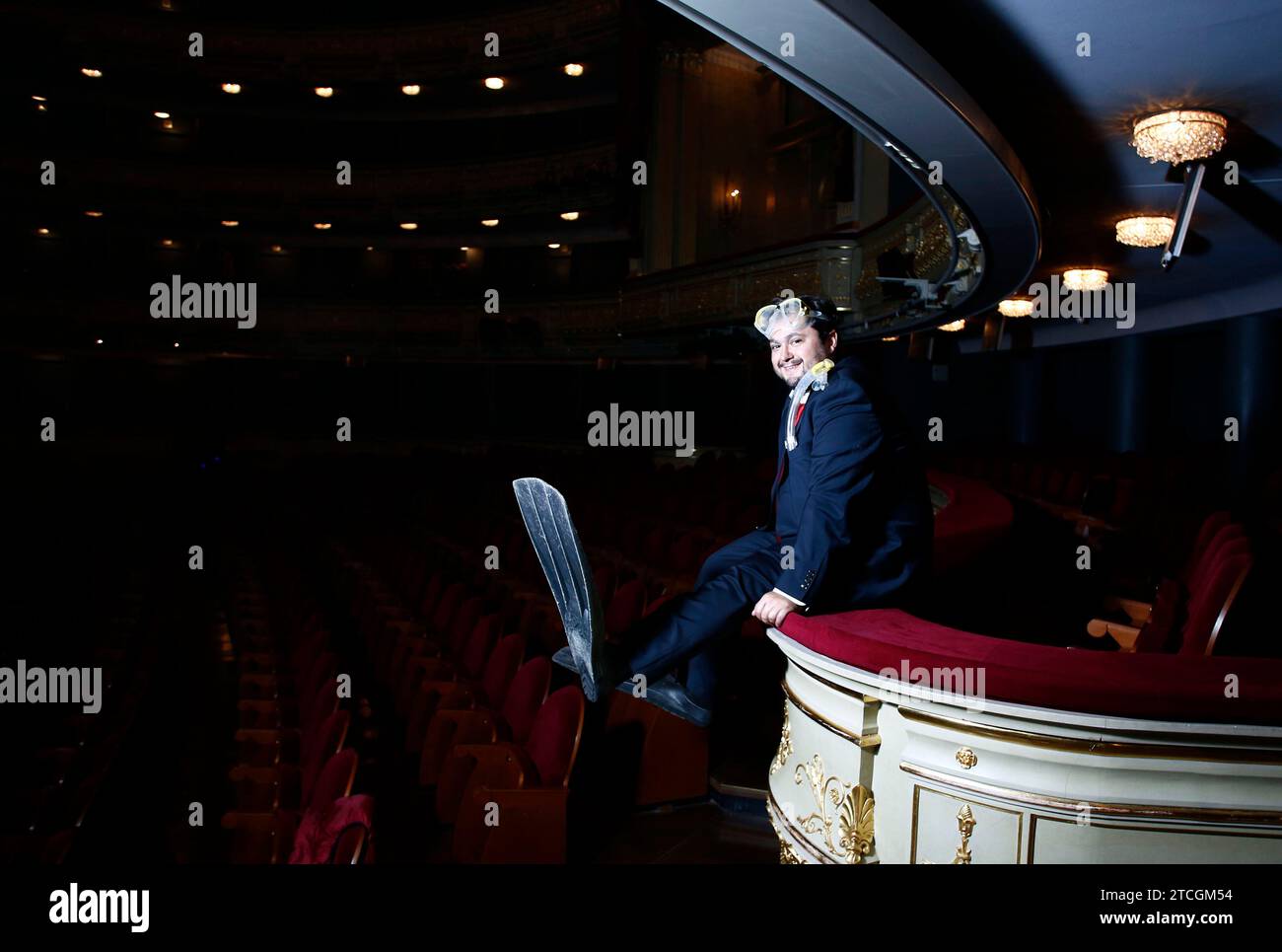 Madrid. November 14, 2013. Interview with tenor Celso Albelo. Oscar ...