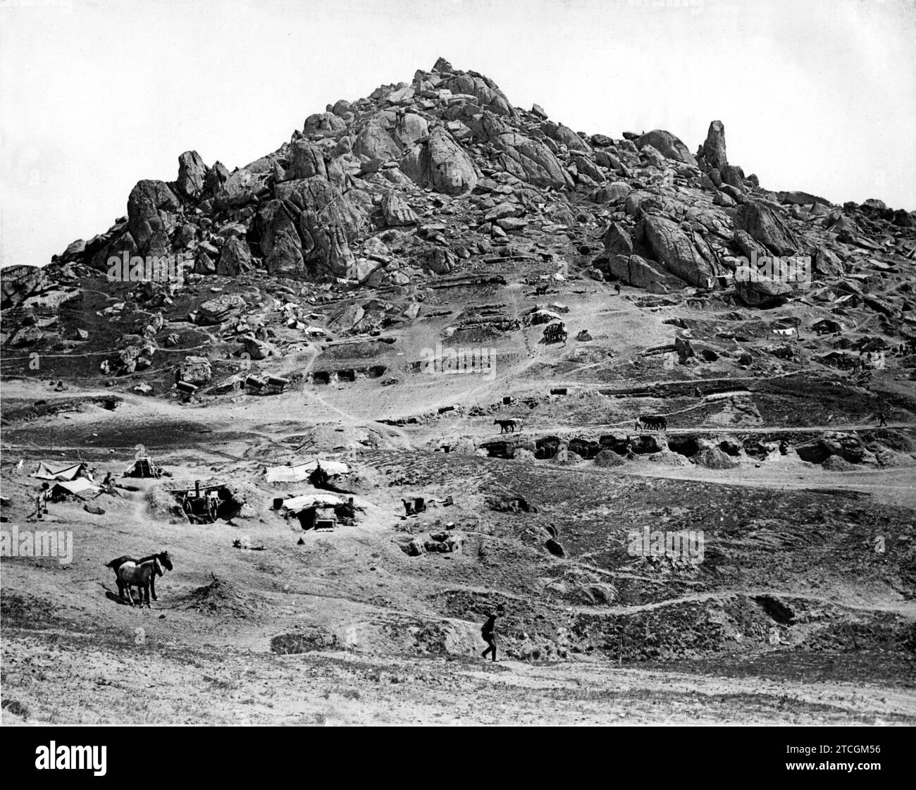 11/01/1917. The War on the Eastern Front. Mountainous panorama in the ...