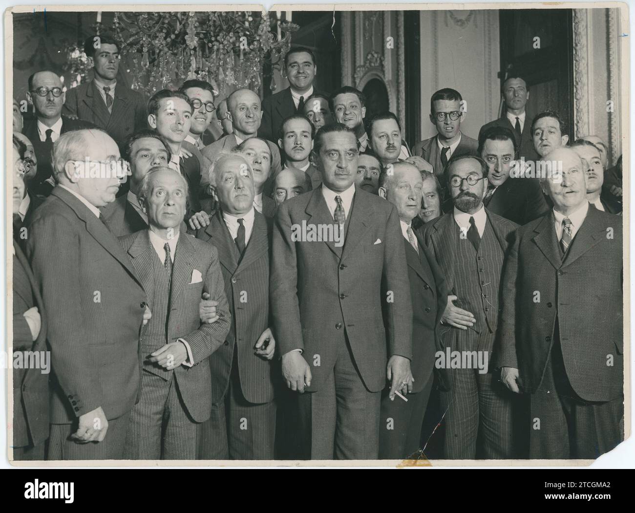 Madrid, April 1931. The provisional Government of the Republic in the ...