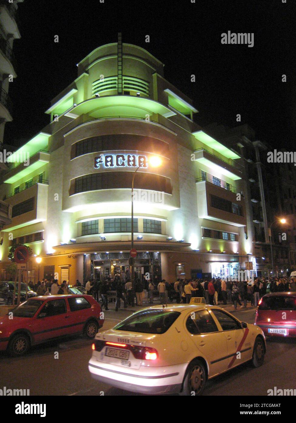 madrid...25..10..2008..pacha nightclub in the plaza of barcelo...photo ...
