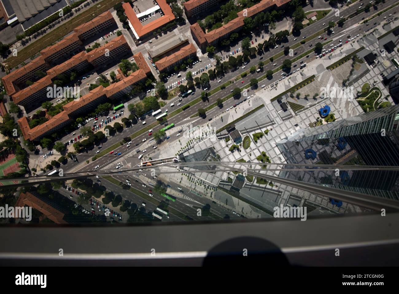 Report from the space tower (aerial view) Madrid 06/12/2013 Photo ...