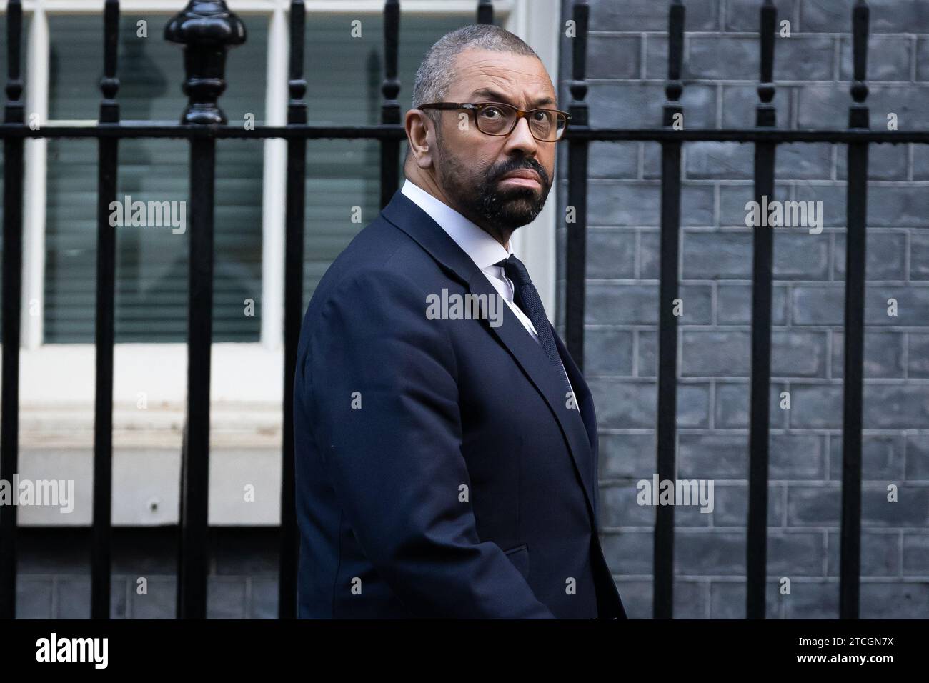 London, UK. 12th Dec, 2023. James Cleverly leaves 10 Downing Street ...