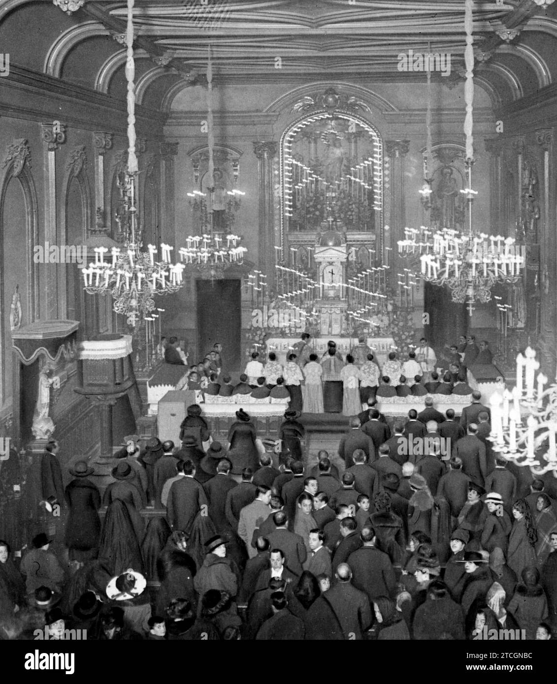 11/15/1918. In the church of Maria Auxiliadora, in Madrid. Appearance ...
