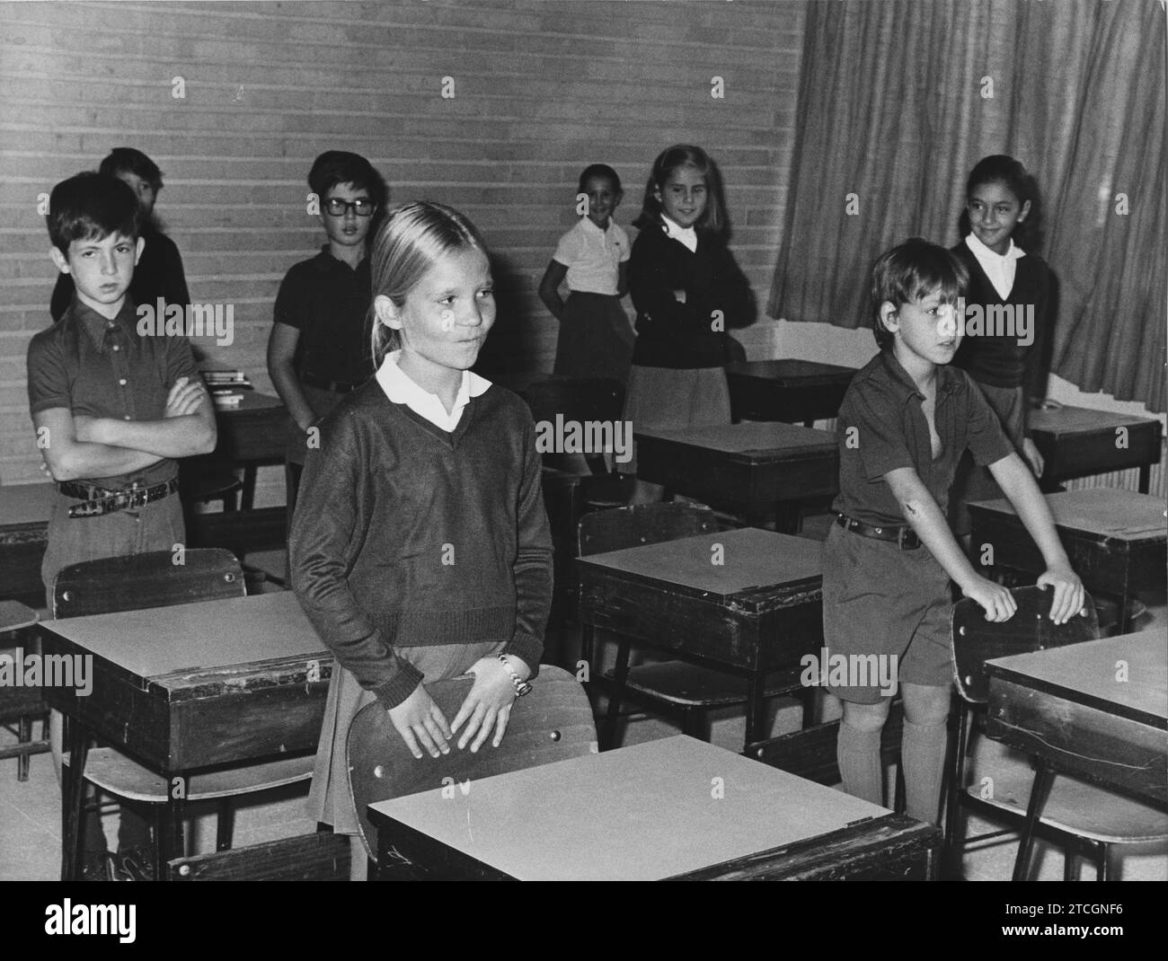 Infants school Black and White Stock Photos & Images - Alamy