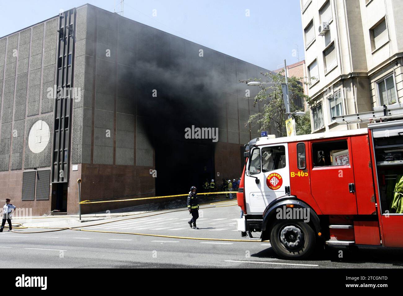 07/23/2007. Barcelona, 07/23/07. Members of the Barcelona Fire ...