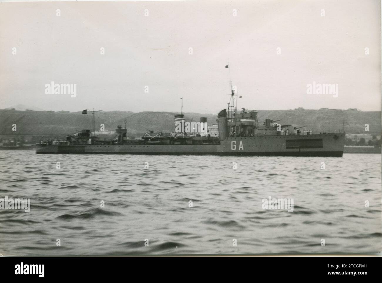 1936 (CA.). The destroyer «Gravina». Credit: Album / Archivo ABC ...