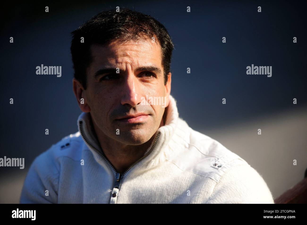 Barcelona. 12/09/2013. Interview with Formula 1 driver Marc Gene ...