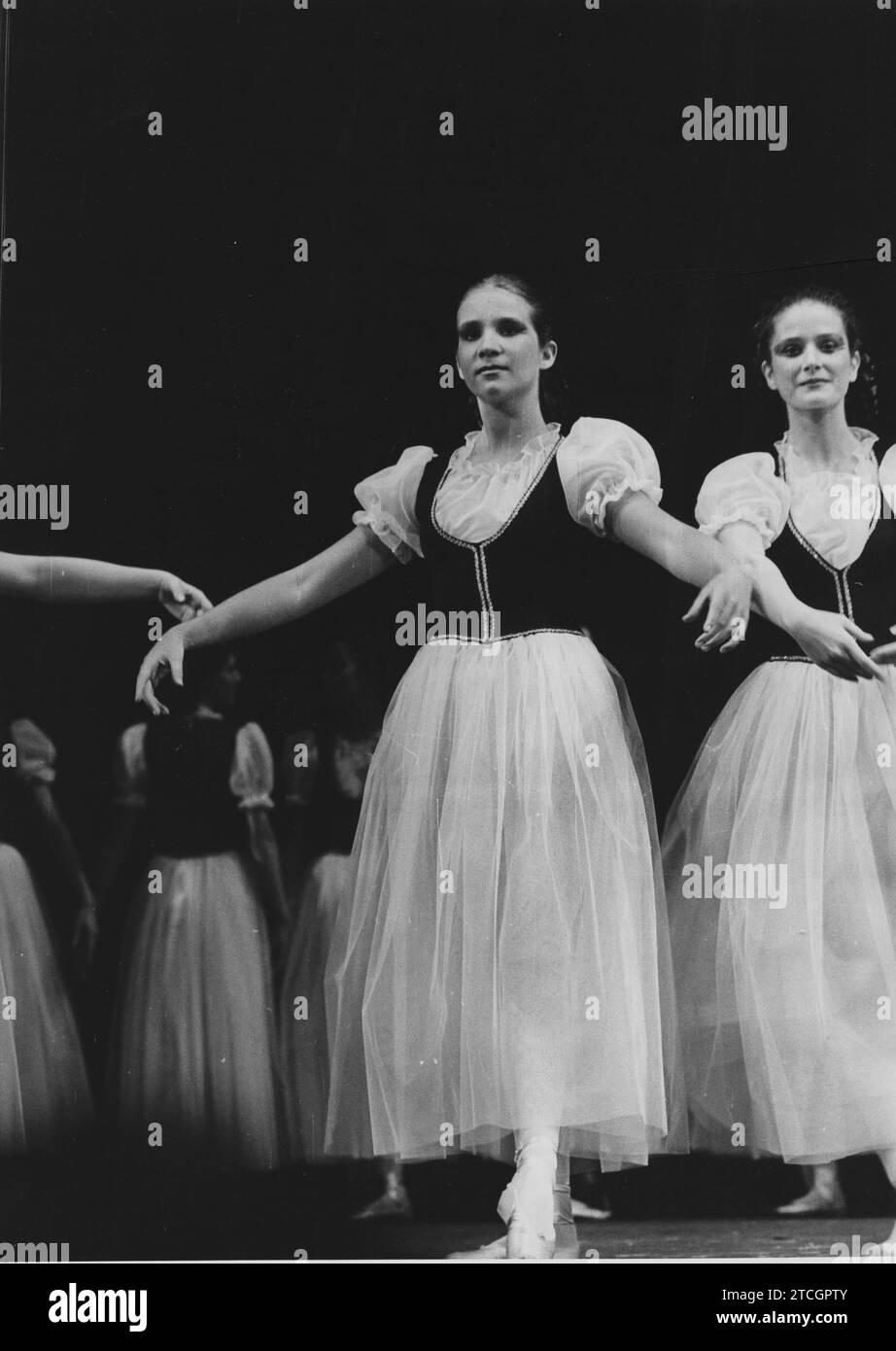 06/28/1981. Infanta Elena, ballet dancer at the Zarzuela theater ...