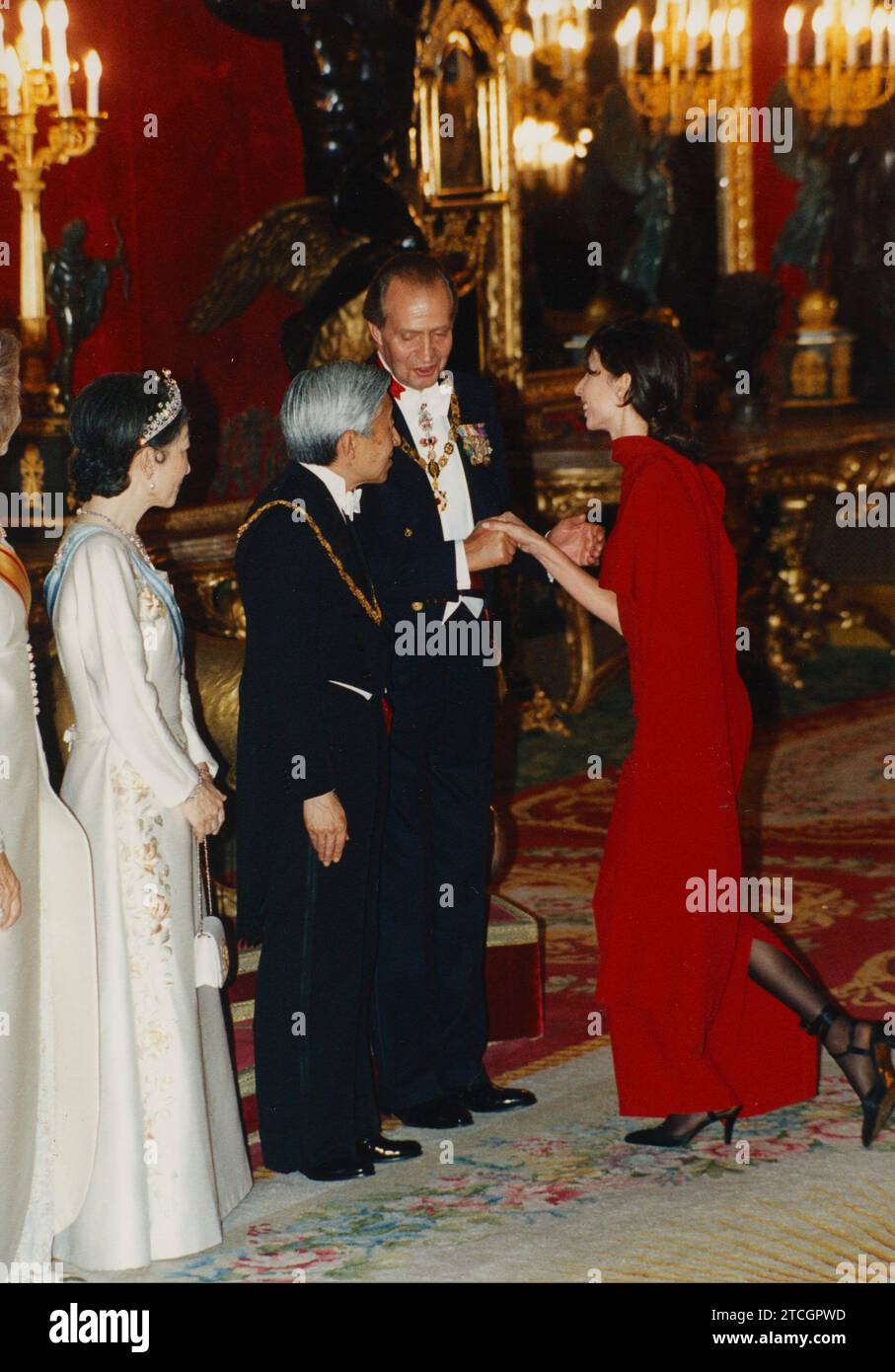 10/09/1994. Official visit to Spain of the Emperors of Japan. In the ...