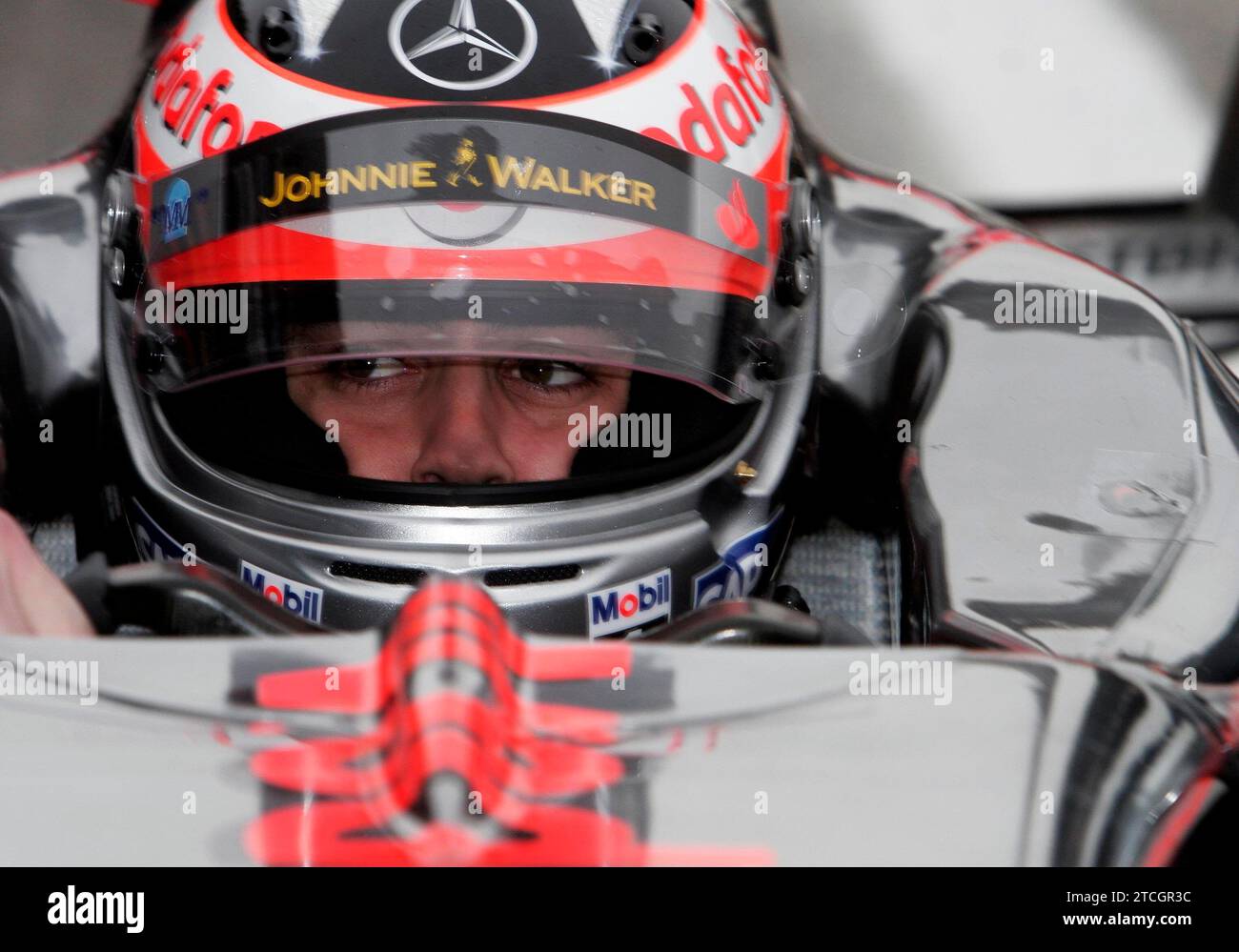 Valencia, 01/30/2007. Fernando Alonso during formula 1 training at the ...